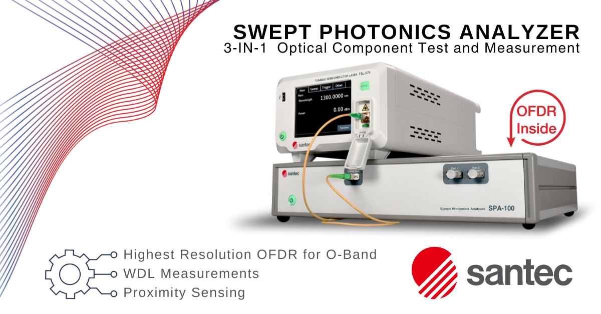 Santec Releases O-band SPA-100 • Santec Holdings Corporation